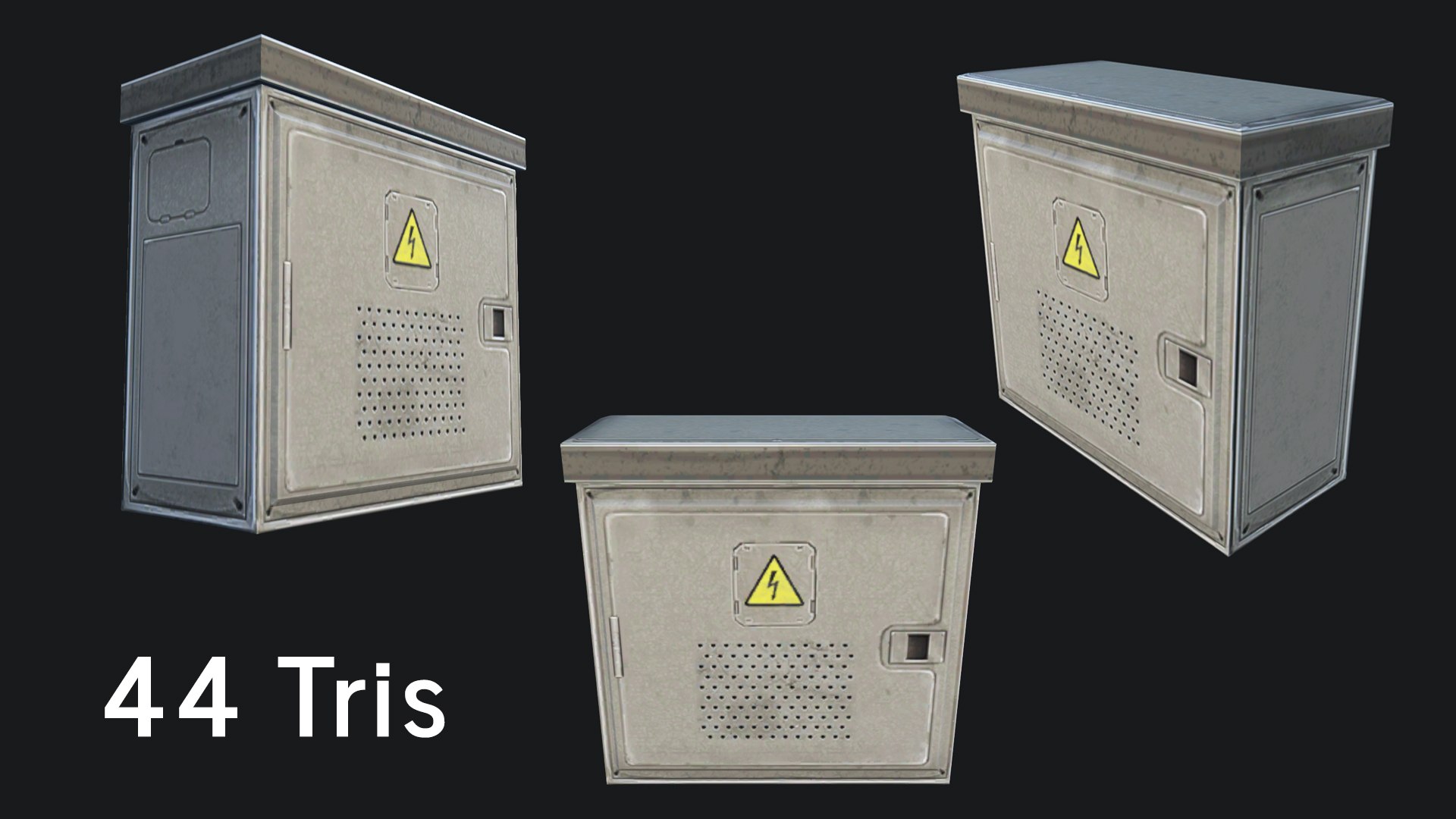Small Utility Boxes 3D Model - TurboSquid 1159437