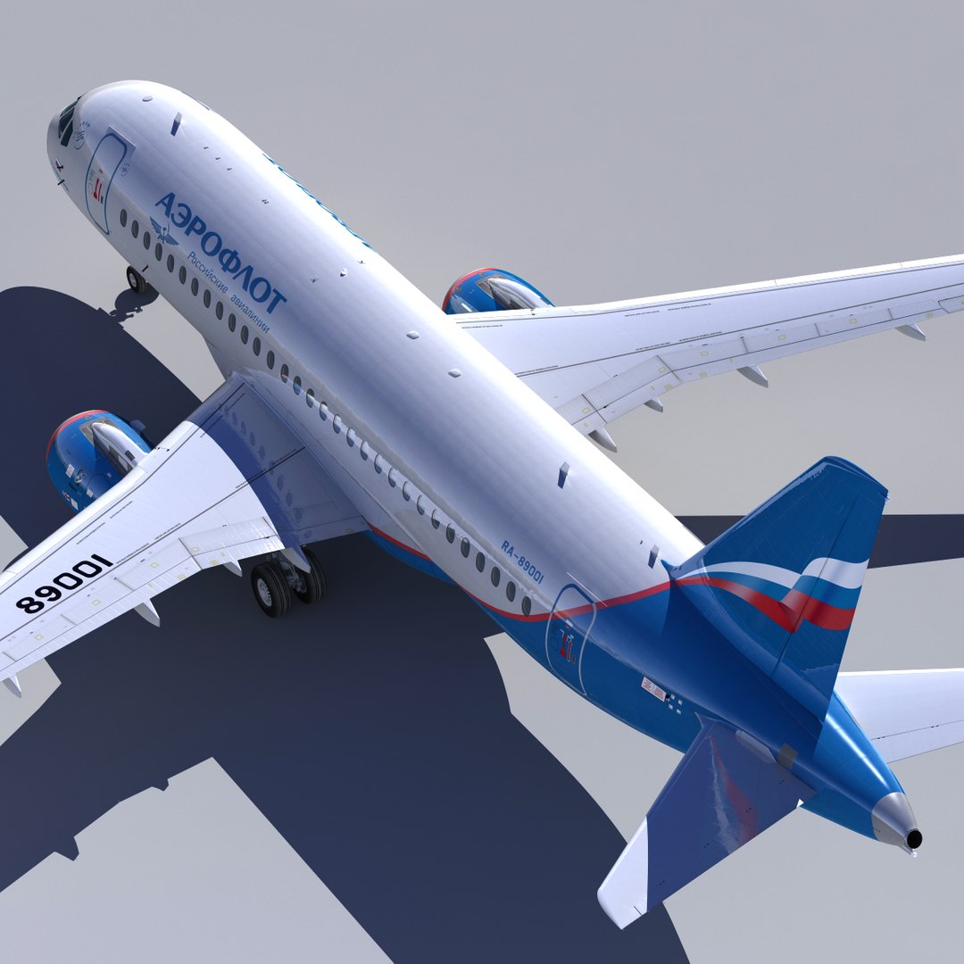 Sukhoi 100 3d Model