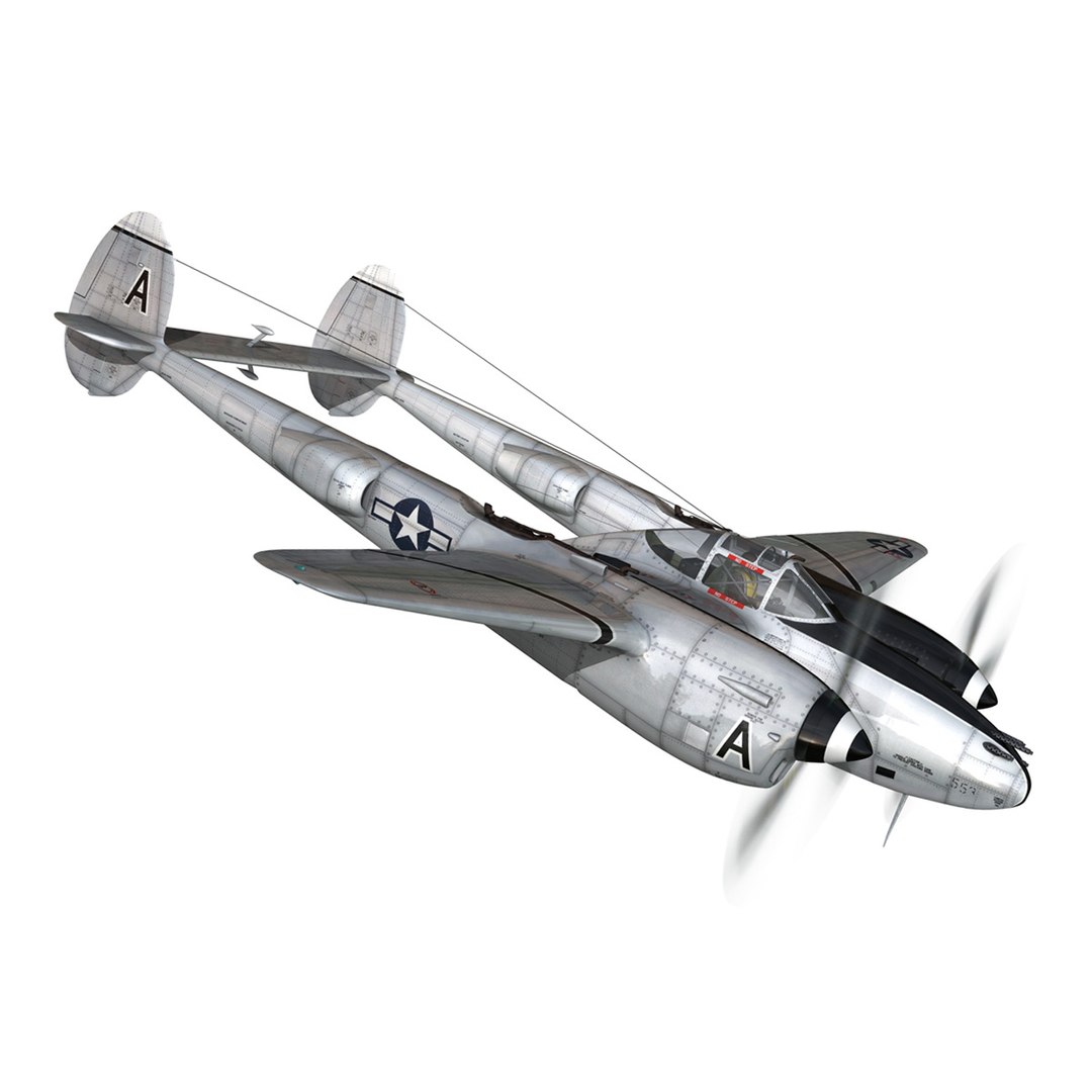3d model lockheed lightning - vagrant