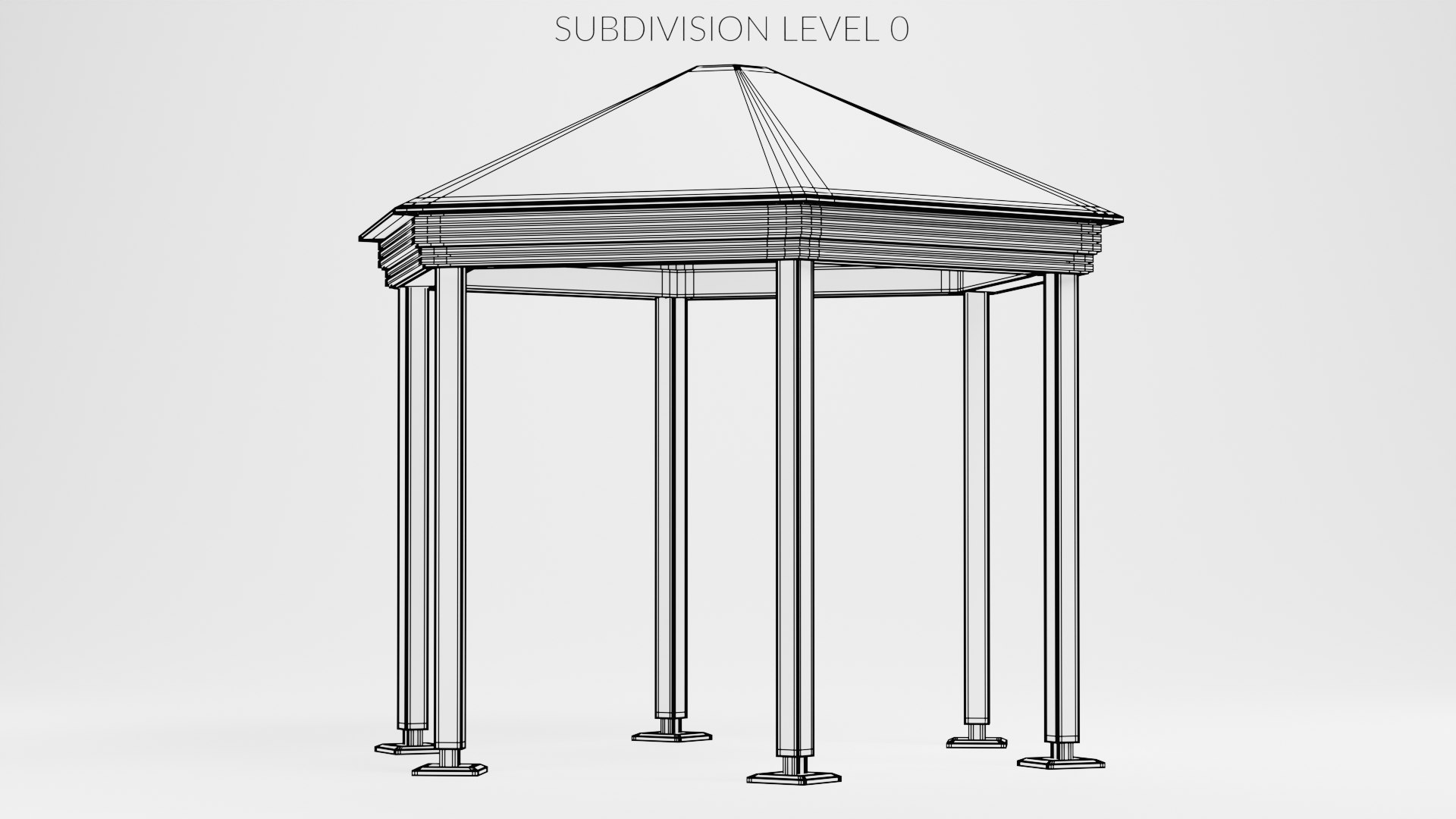 Gazebo 11 3D Model - TurboSquid 2036358