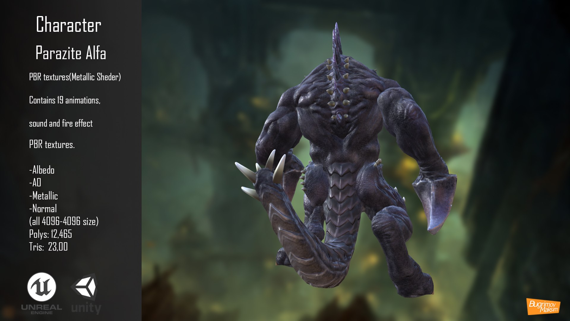 Character Parazite Alfa 3D Model - TurboSquid 1233425