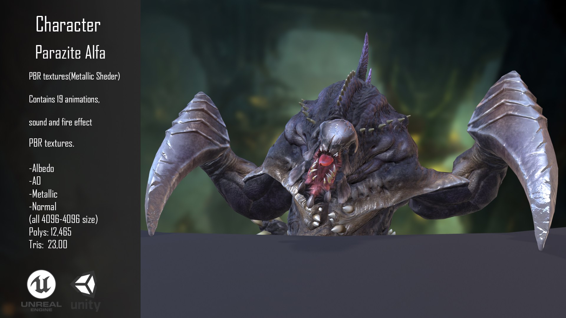 Character Parazite Alfa 3D Model - TurboSquid 1233425