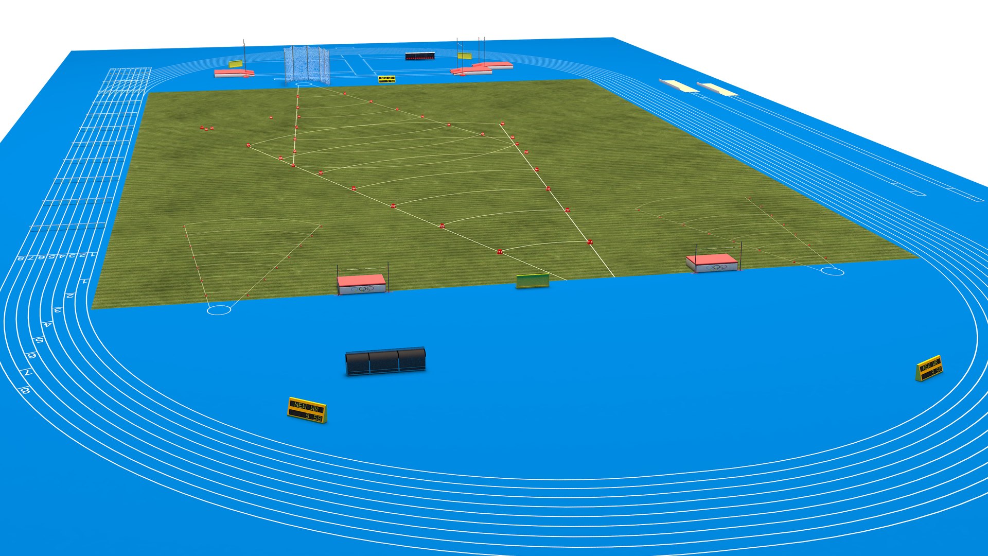 Field Track Sport Model - TurboSquid 1525572