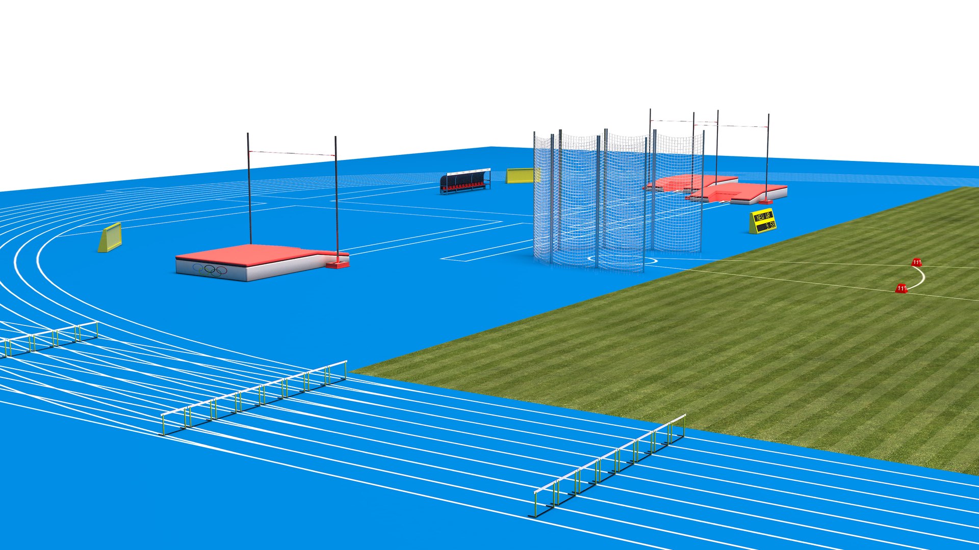 Field Track Sport Model - TurboSquid 1525572