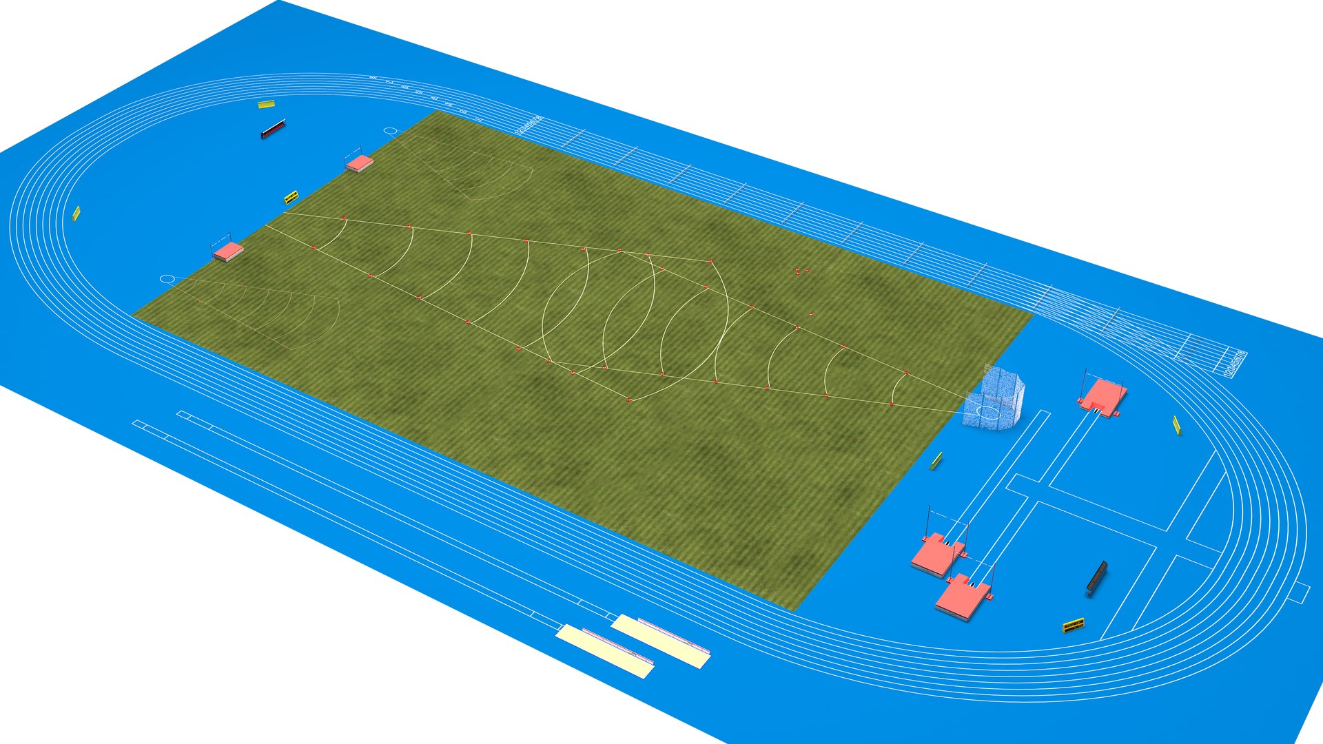 Field Track Sport Model - TurboSquid 1525572