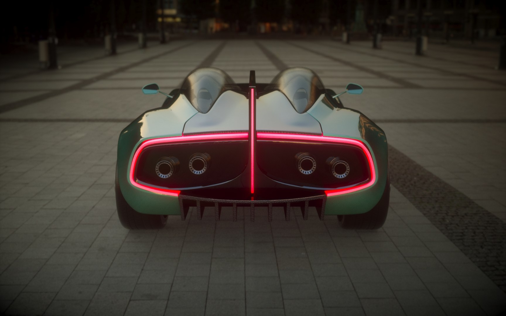 3d model design aston martin cc100