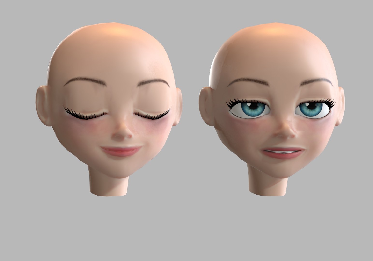 Head With 13 Shape Keys 3D - TurboSquid 1886078