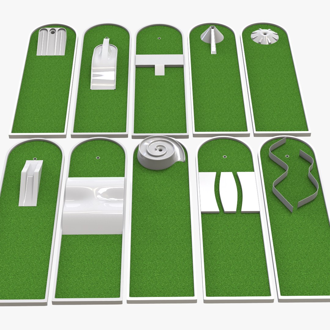 3D Model Mini Golf Park Vol2 - TurboSquid 2398319