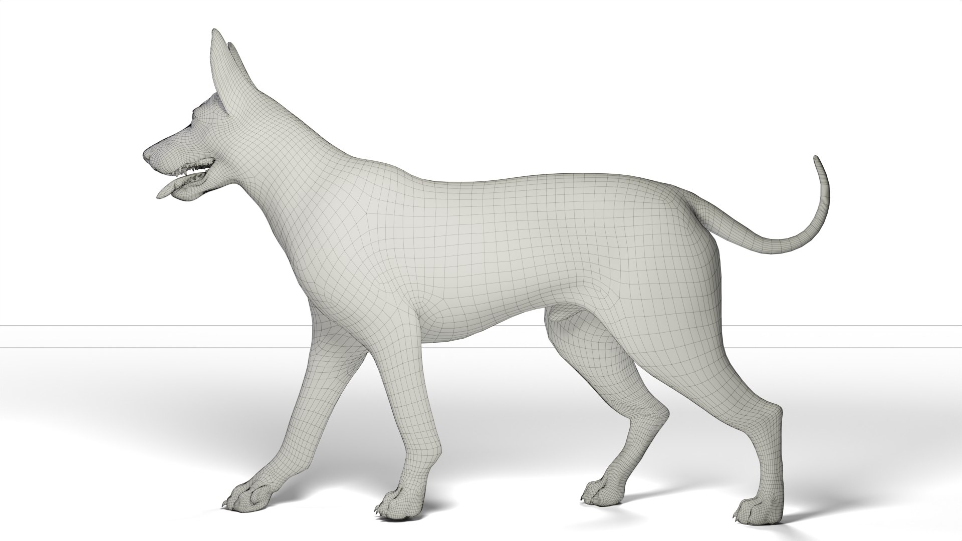 Fur Black Dog NO Rig 3D - TurboSquid 1921817