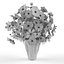 3d Model Bouquet Cosmos Flowers