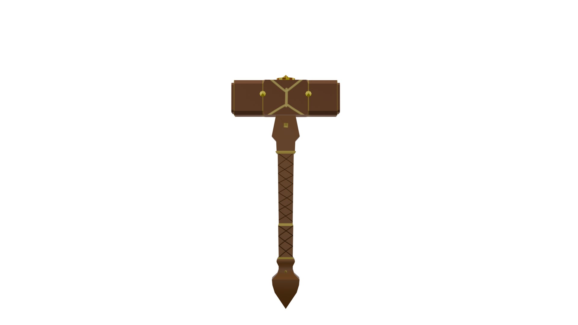 3D Copper Hammer - TurboSquid 2339110