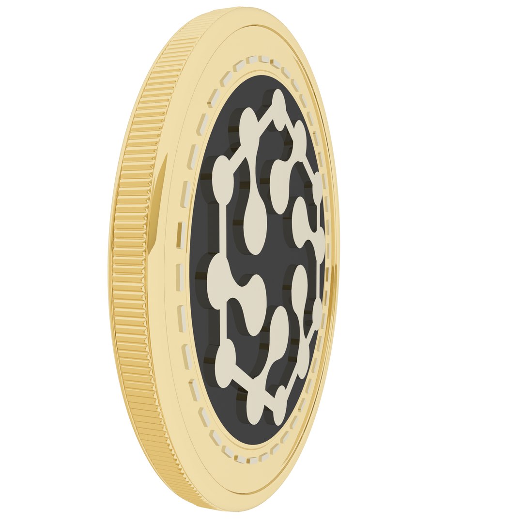 Bezant Cryptocurrency Gold Coin 3D model - TurboSquid 1782983