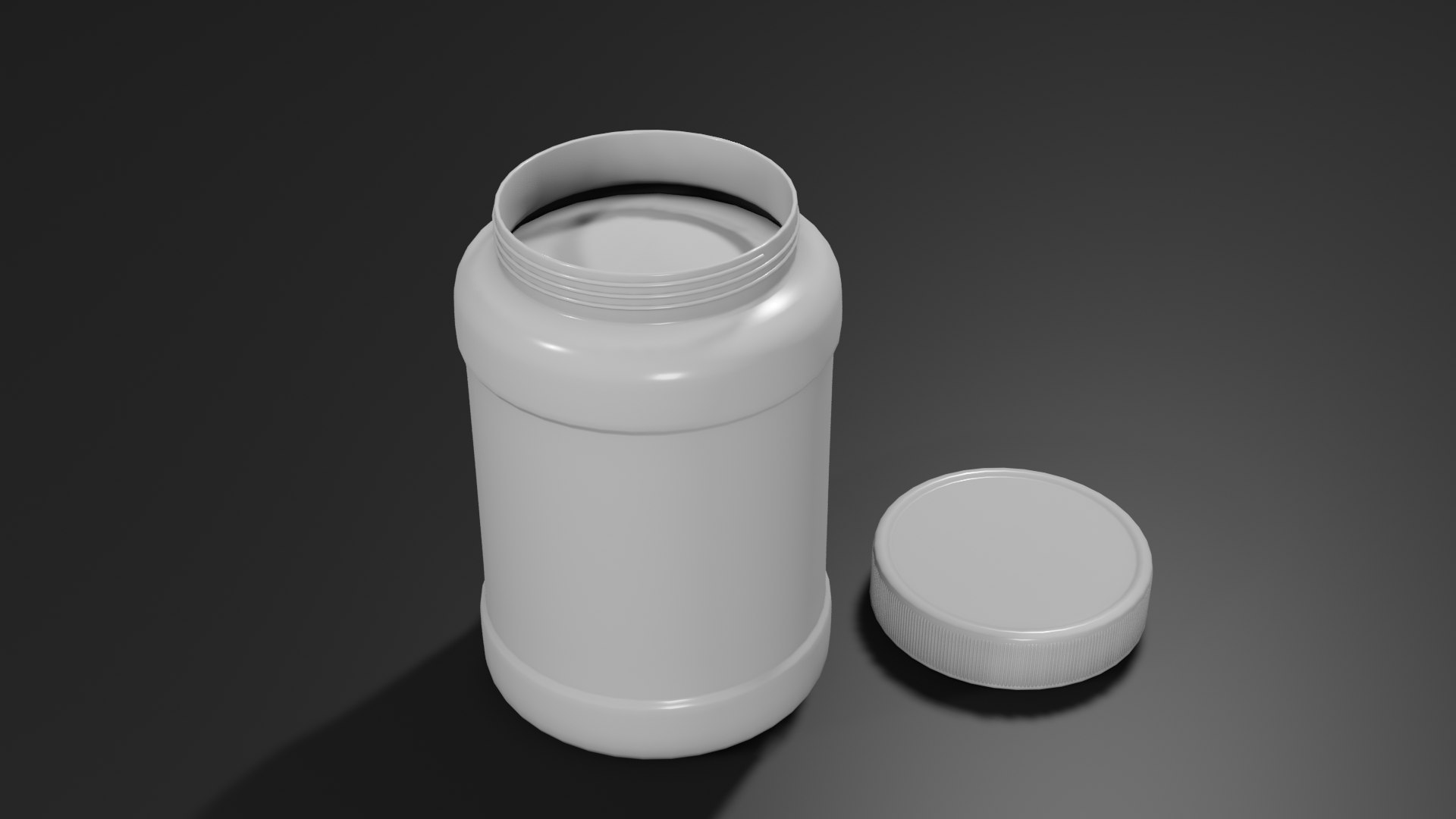 Plastic Jar Model - TurboSquid 2066495
