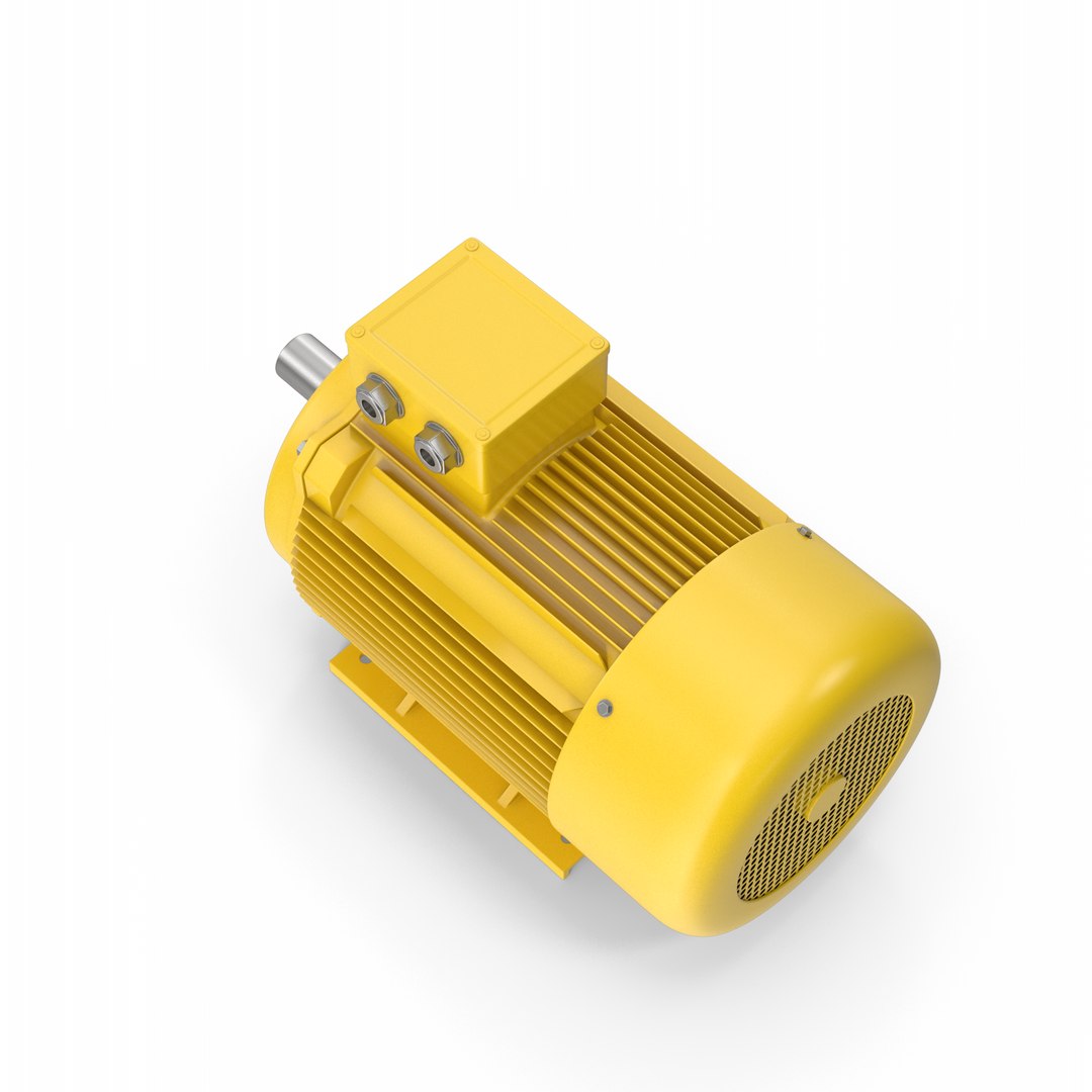3D Industrial Electrical Motor Model - TurboSquid 2208629