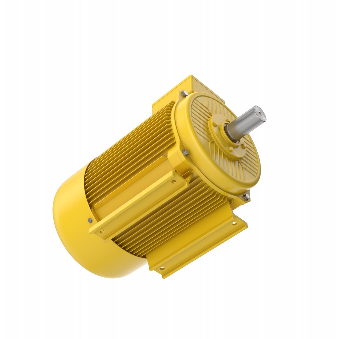 3D Industrial Electrical Motor Model - TurboSquid 2208629