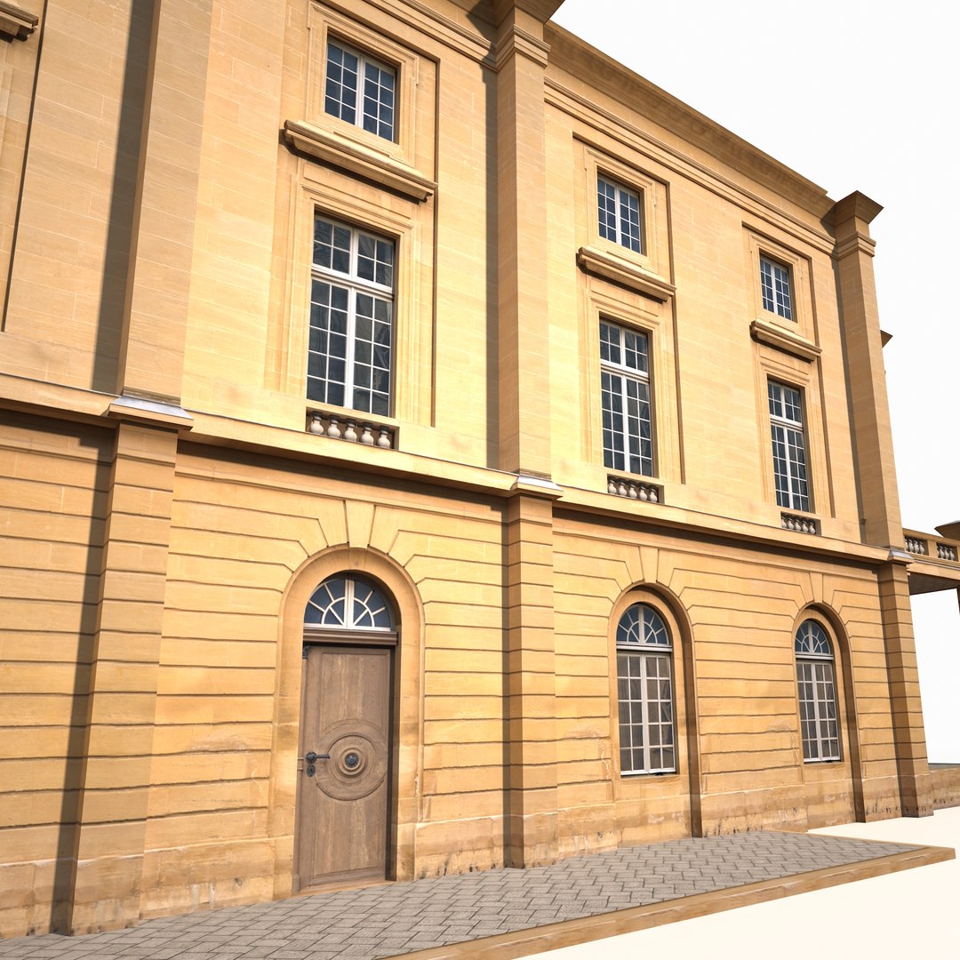 3D Old Buildings Model - TurboSquid 1212023