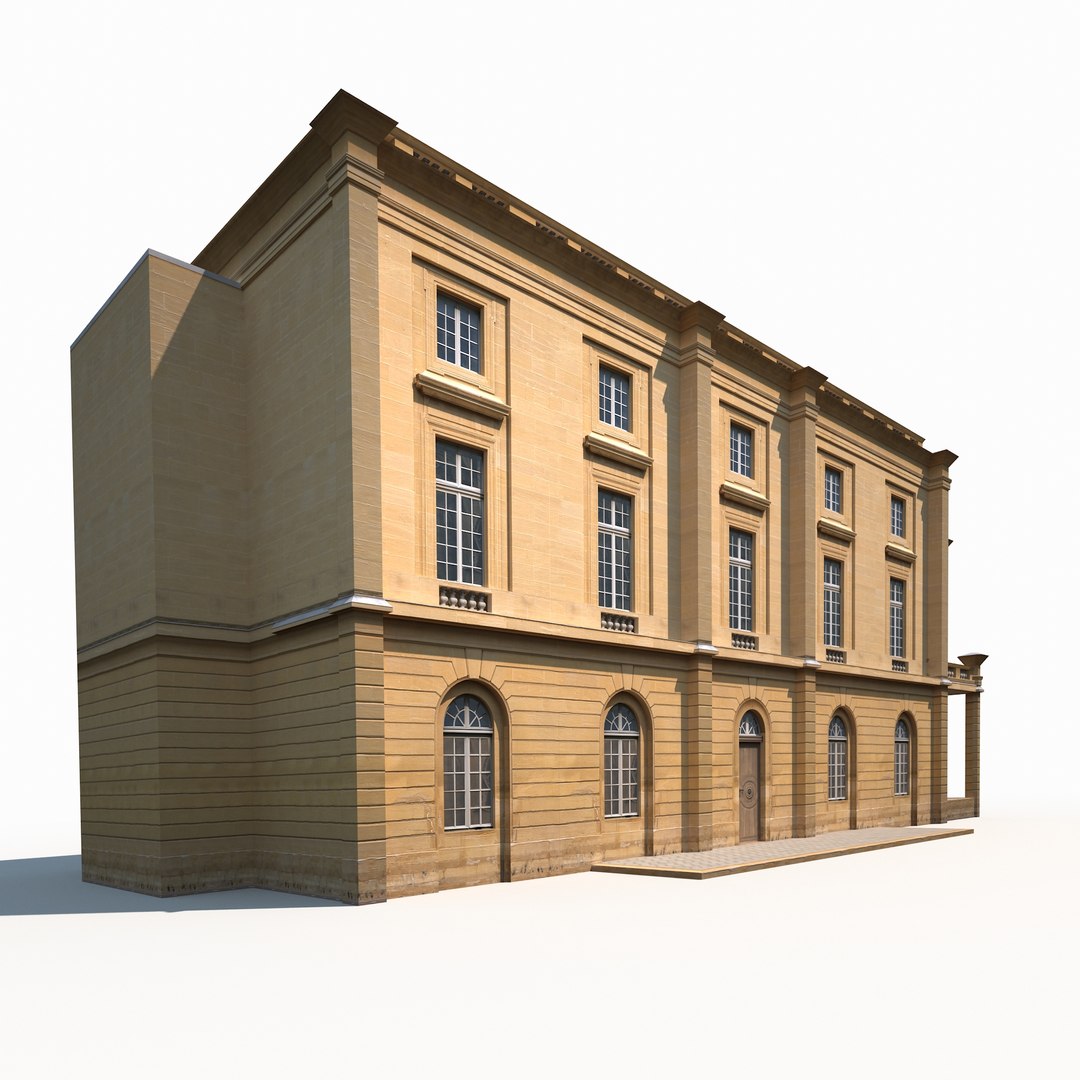 3D Old Buildings Model - TurboSquid 1212023