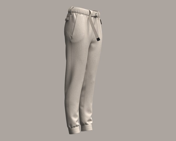 Ladies Woven Jogger model - TurboSquid 1979376