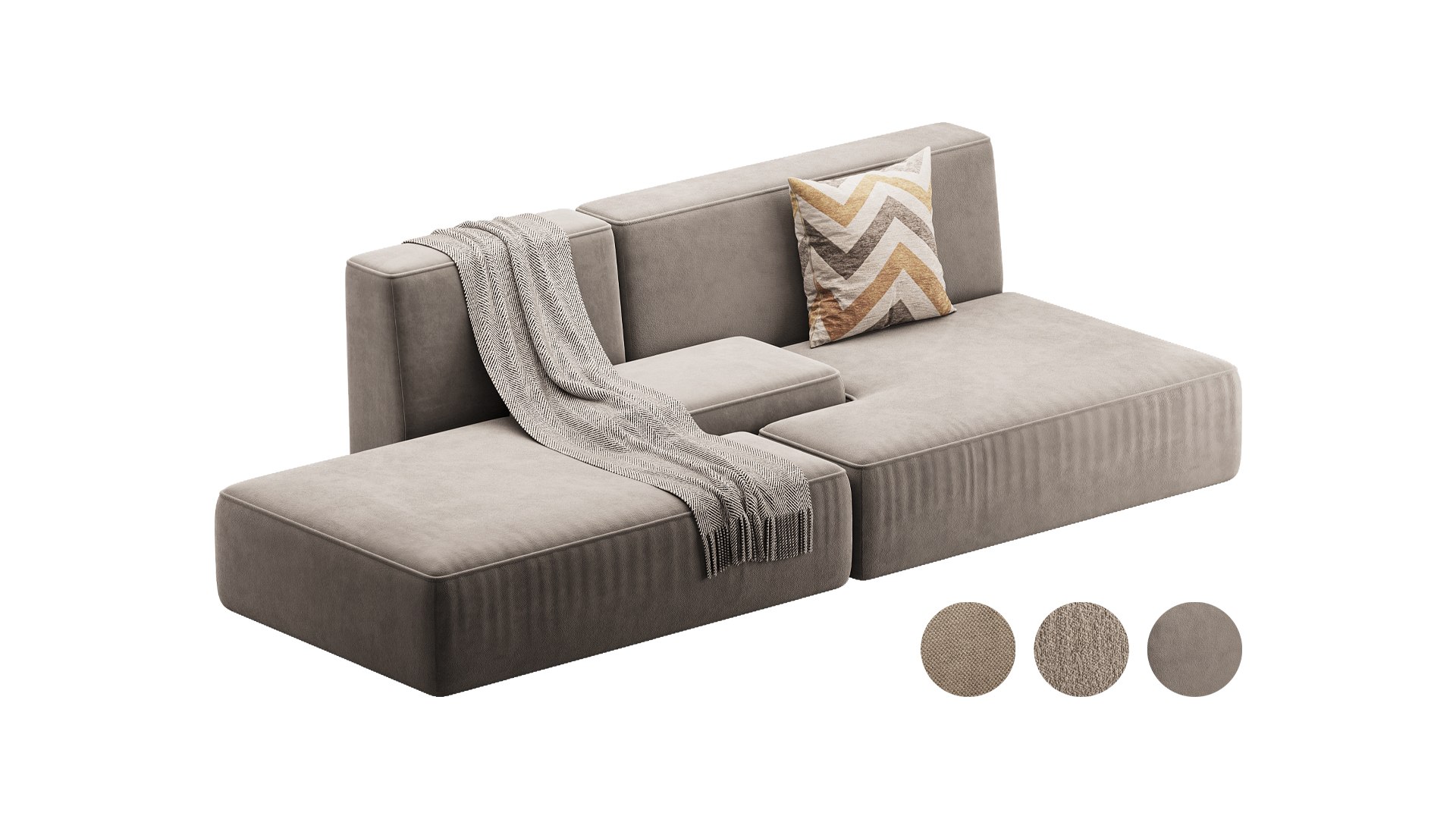 3D Double Sofa Face With Armrest Black Model - TurboSquid 2314523