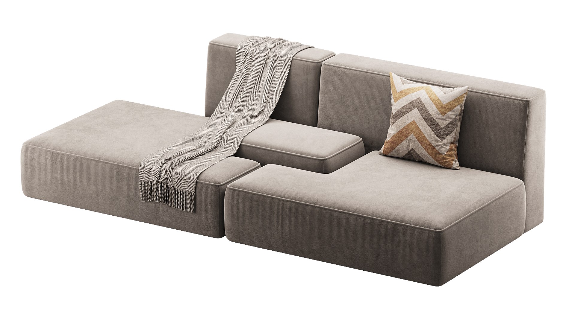 3D Double Sofa Face With Armrest Black Model - TurboSquid 2314523