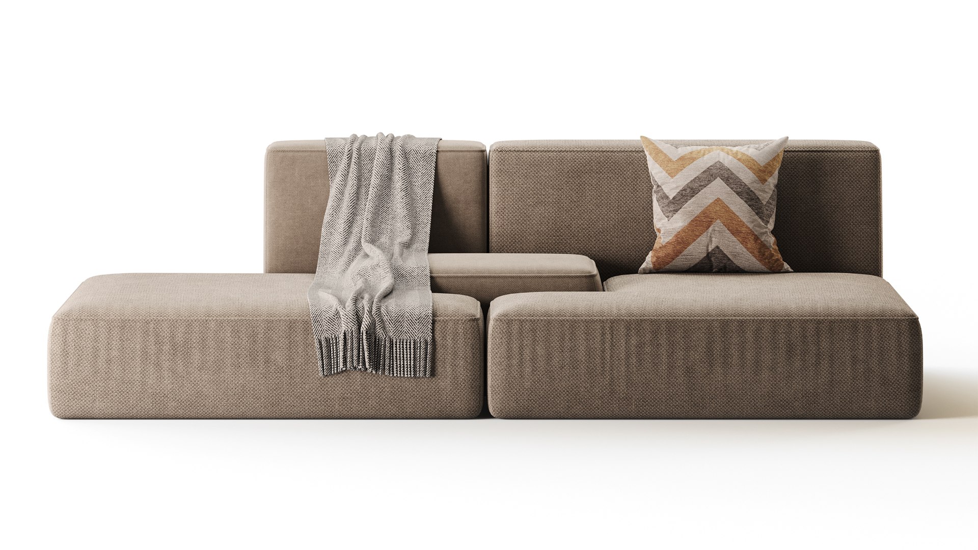 3D Double Sofa Face With Armrest Black Model - TurboSquid 2314523
