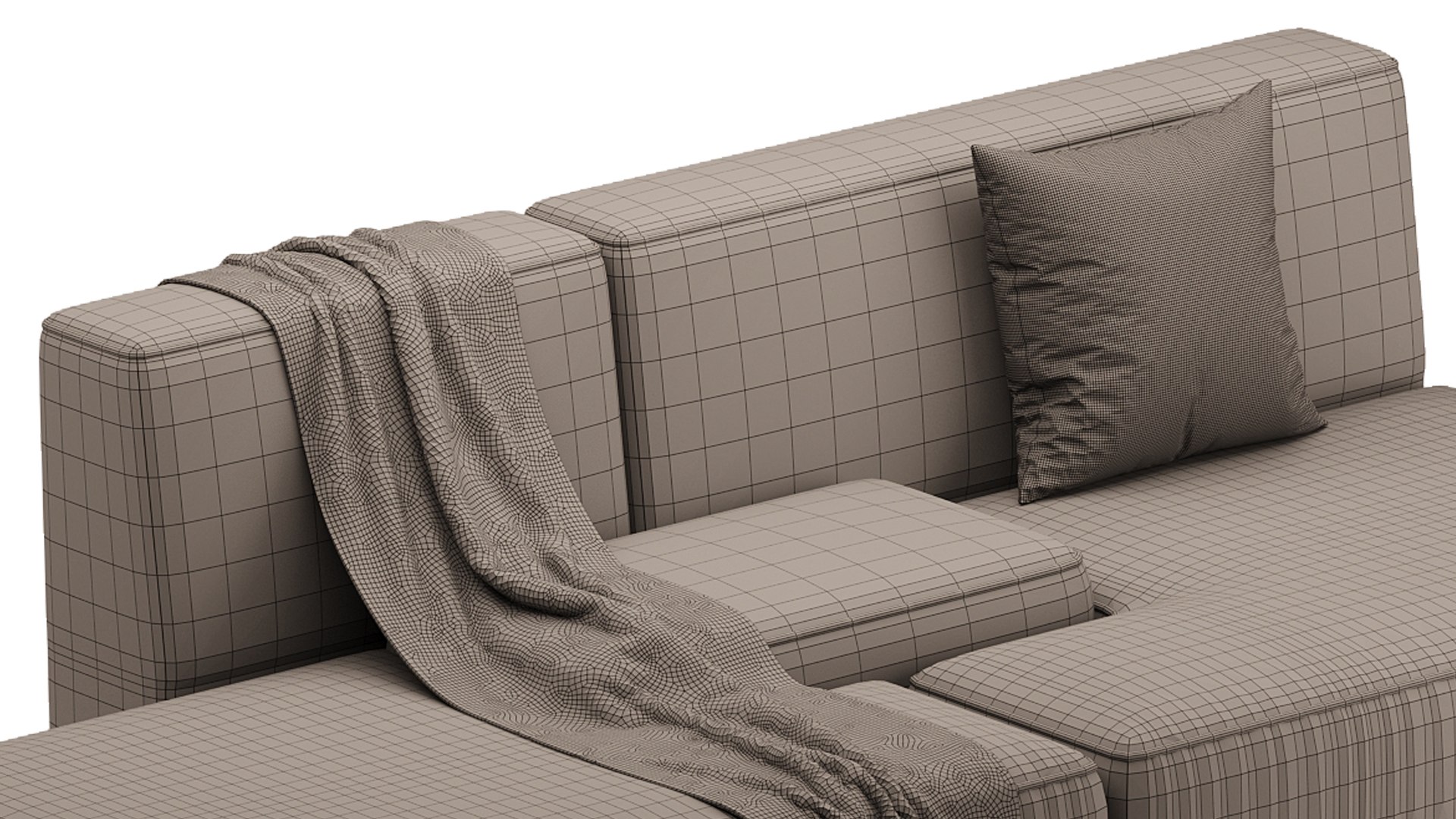 3D Double Sofa Face With Armrest Black Model - TurboSquid 2314523