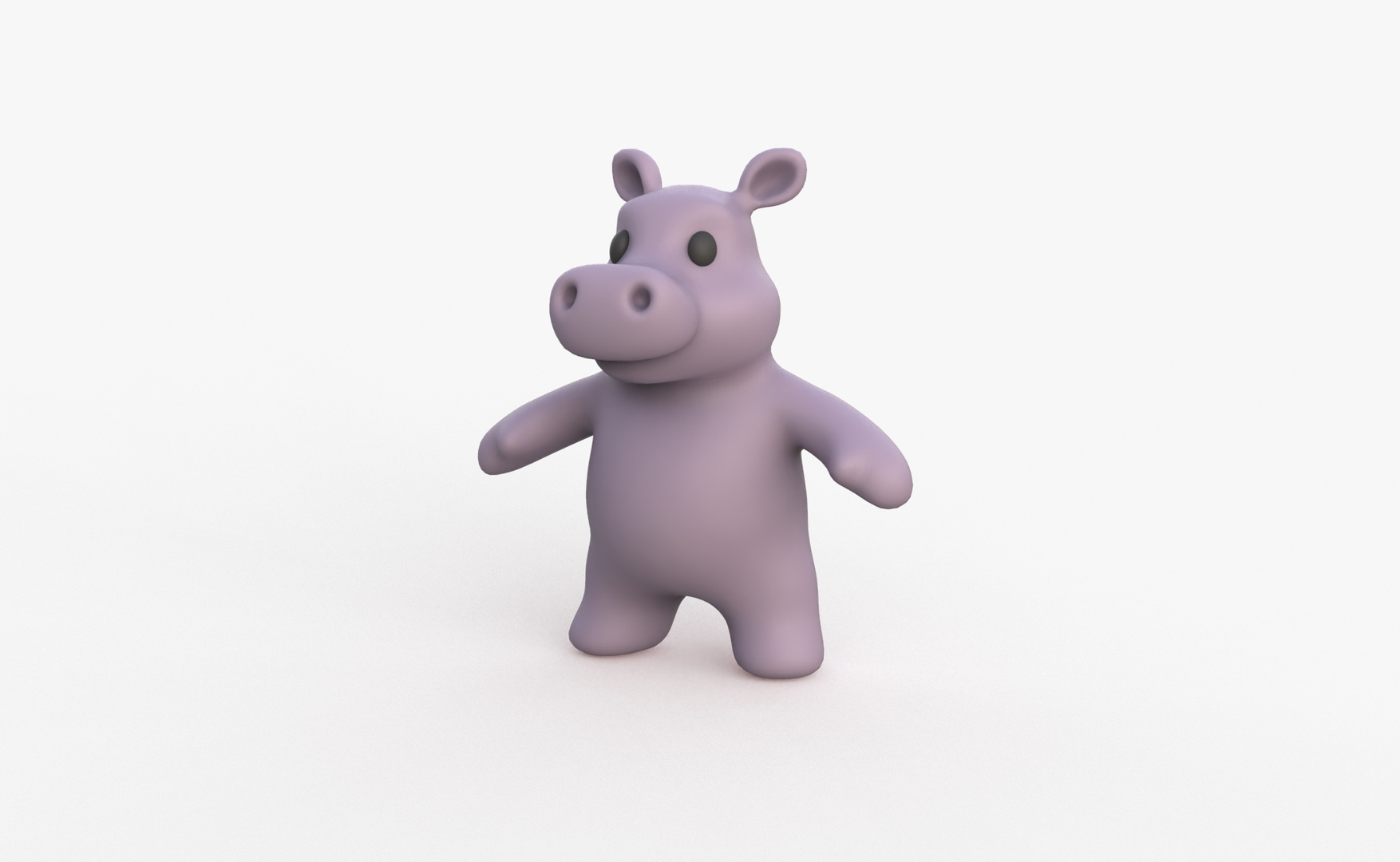 3D Little Animal Baby - Hippo Cute - Animated Model - TurboSquid 2282560