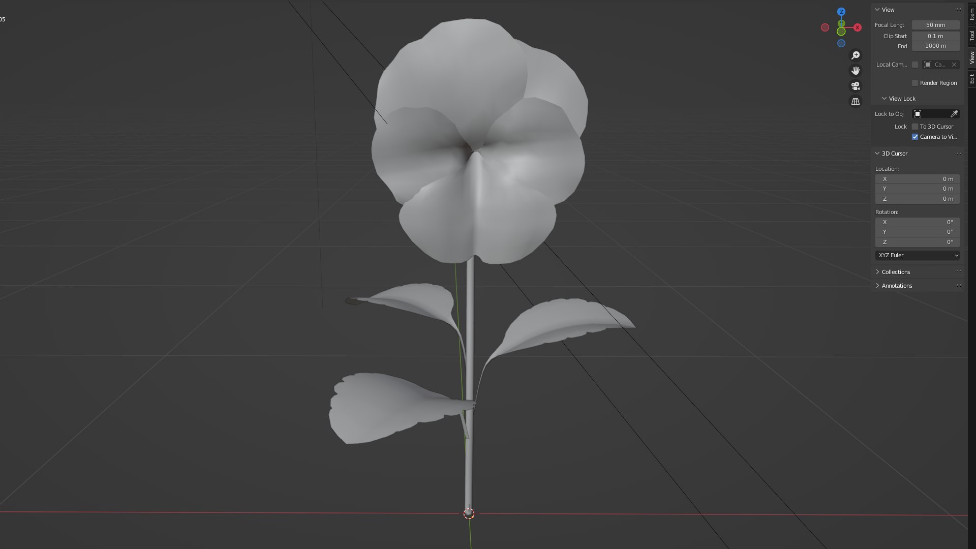 Violet Floer 3D Model - TurboSquid 1941594