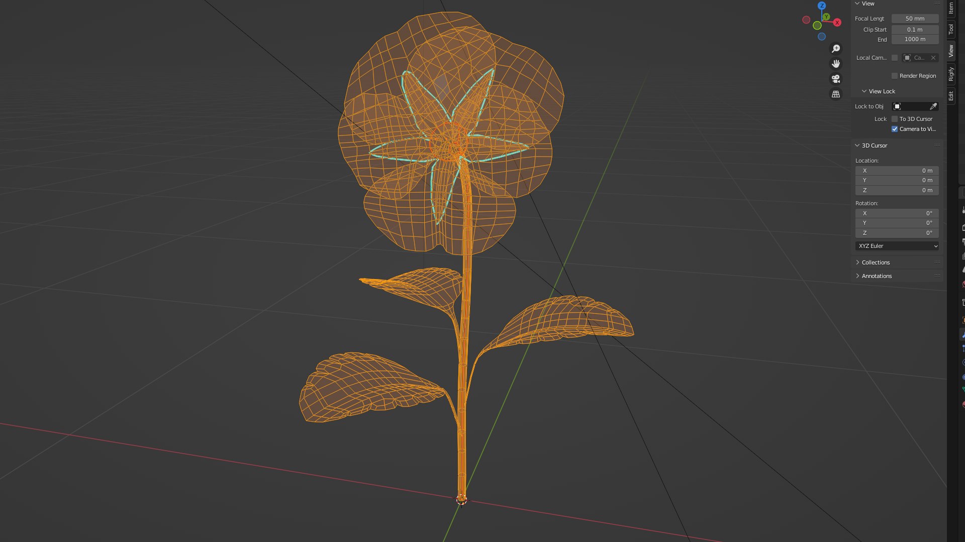 Violet Floer 3D Model - TurboSquid 1941594