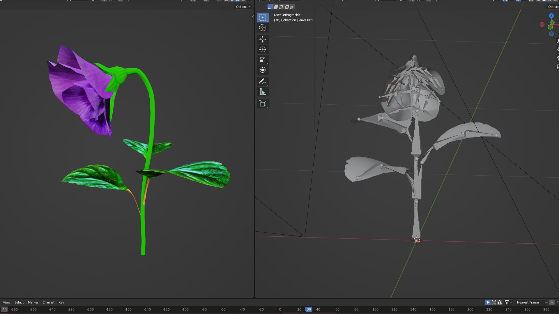 Violet Floer 3D Model - TurboSquid 1941594