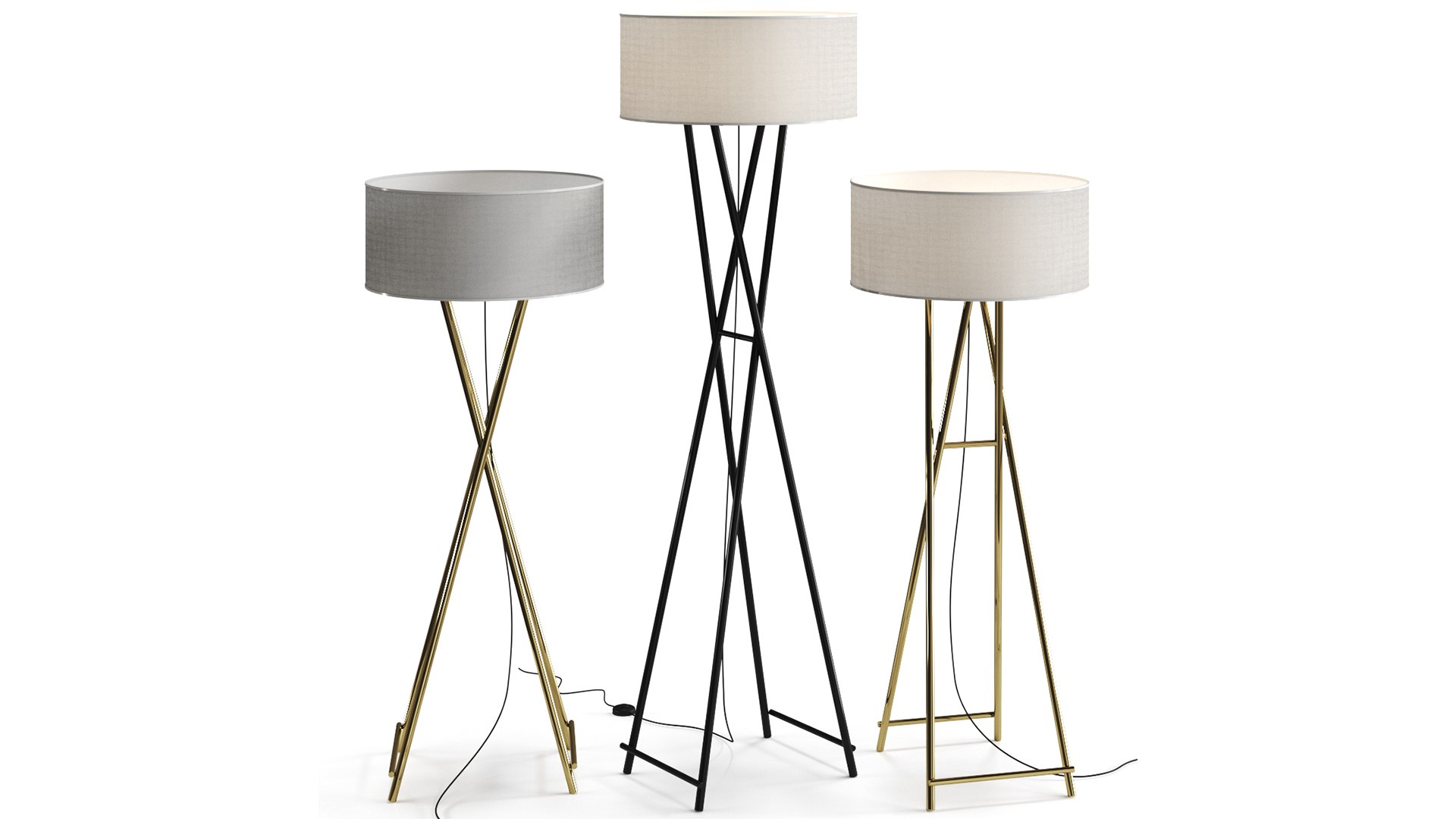 Cala Metal by Marset Floor Lamp 3D model - TurboSquid 1879010