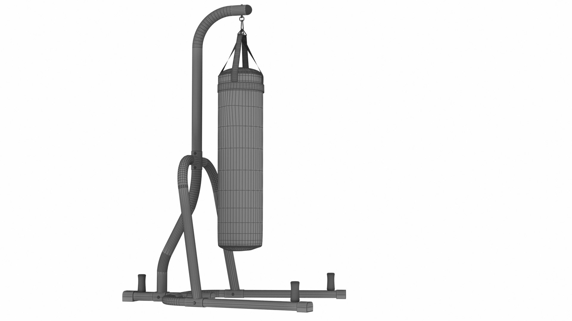 3D Boxing Bag With Stand Everlast model - TurboSquid 1959220