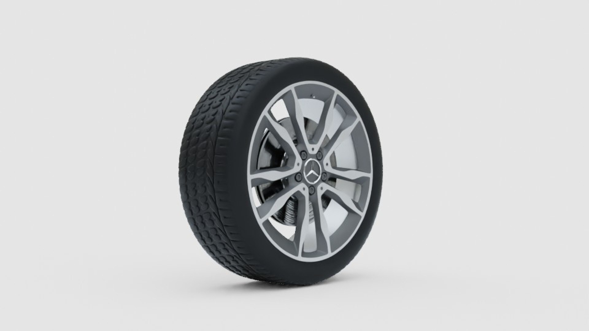 Mercedes GLA Wheel With Rim 3D Model - TurboSquid 2160384