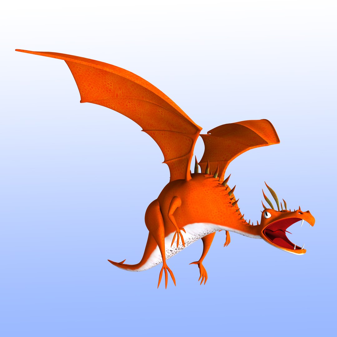 3d Stylized Dragon - Animation