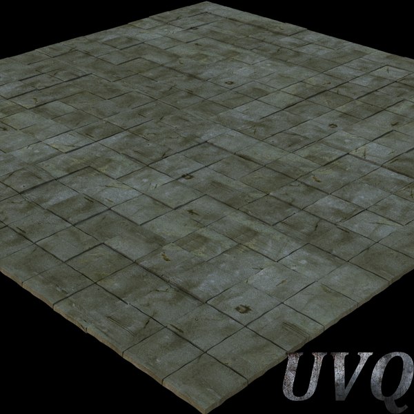 stone pavement 3d max