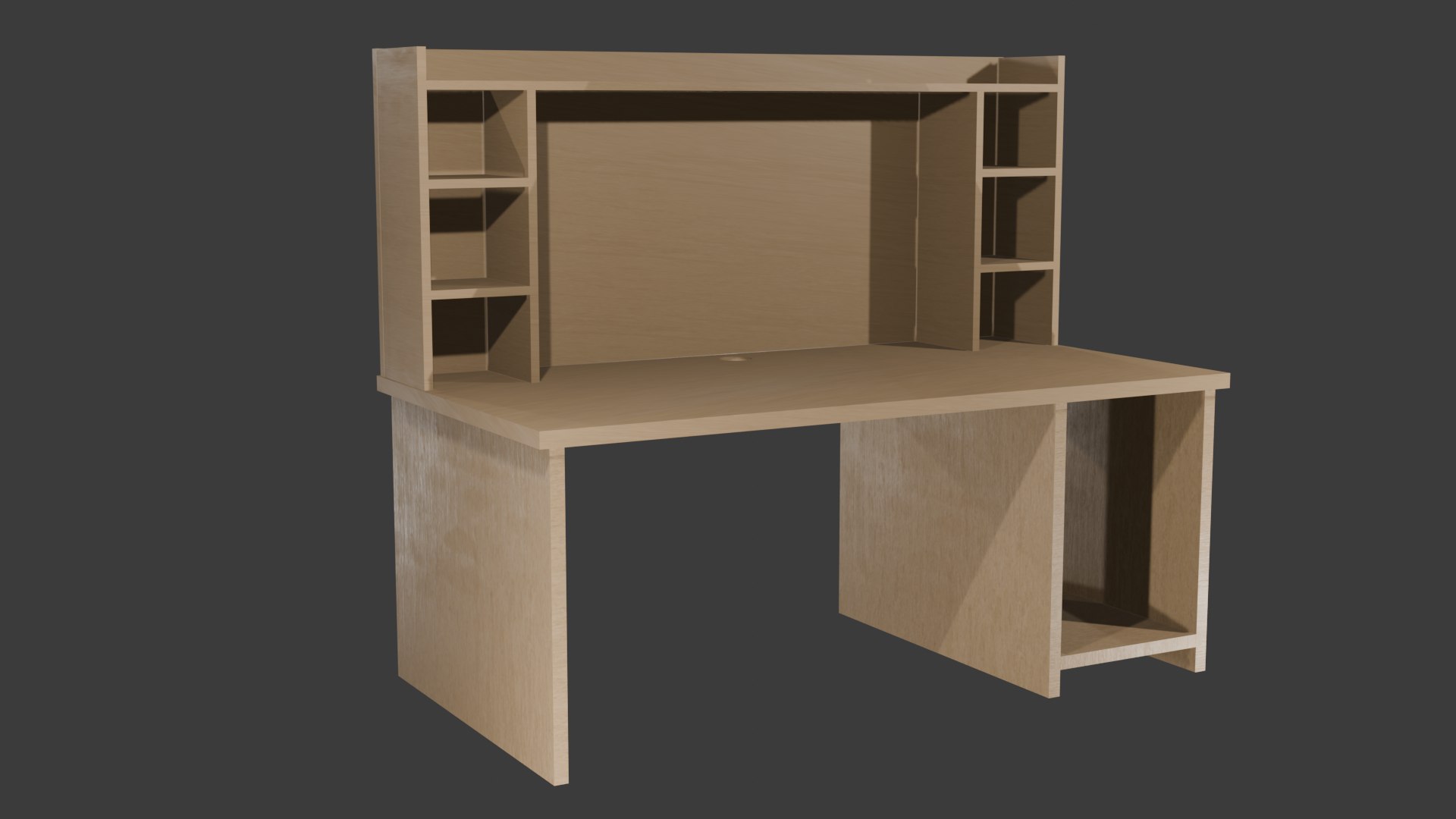 Low Poly Textured Desk Model 3D Model - TurboSquid 2164879