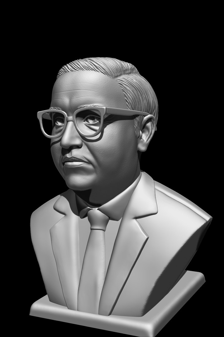 3D Dr BR Ambedkar Model - TurboSquid 1951419
