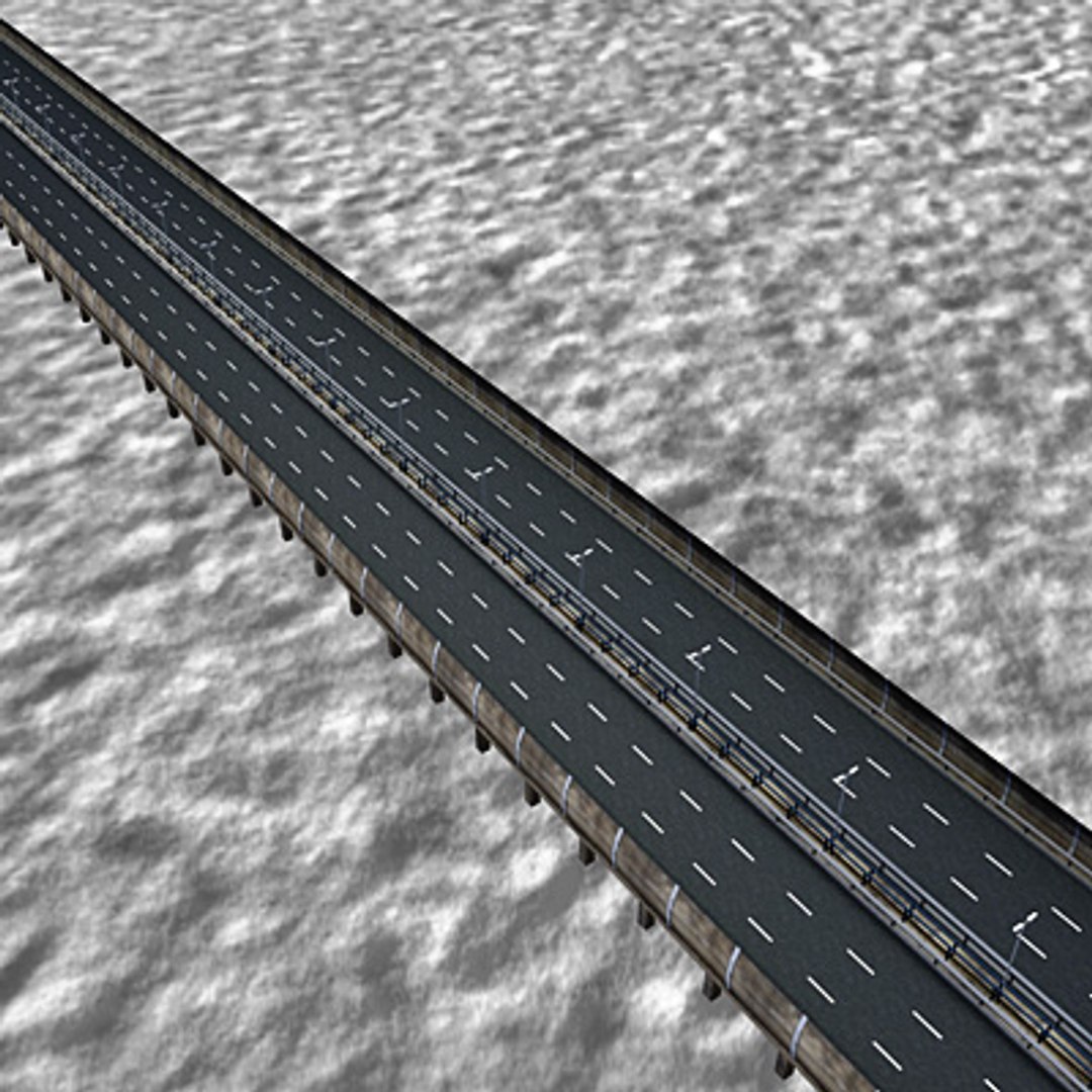 3d Model Autopista Highway Segment