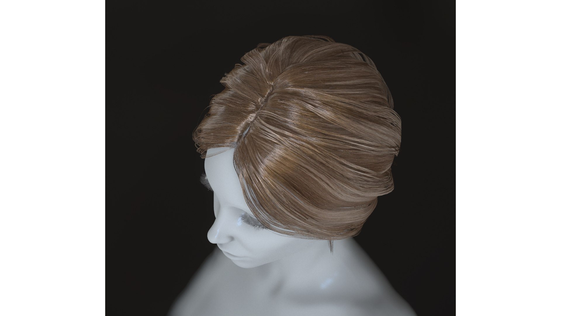 Hair Hairstyle Haircut 3D Model - TurboSquid 1690417