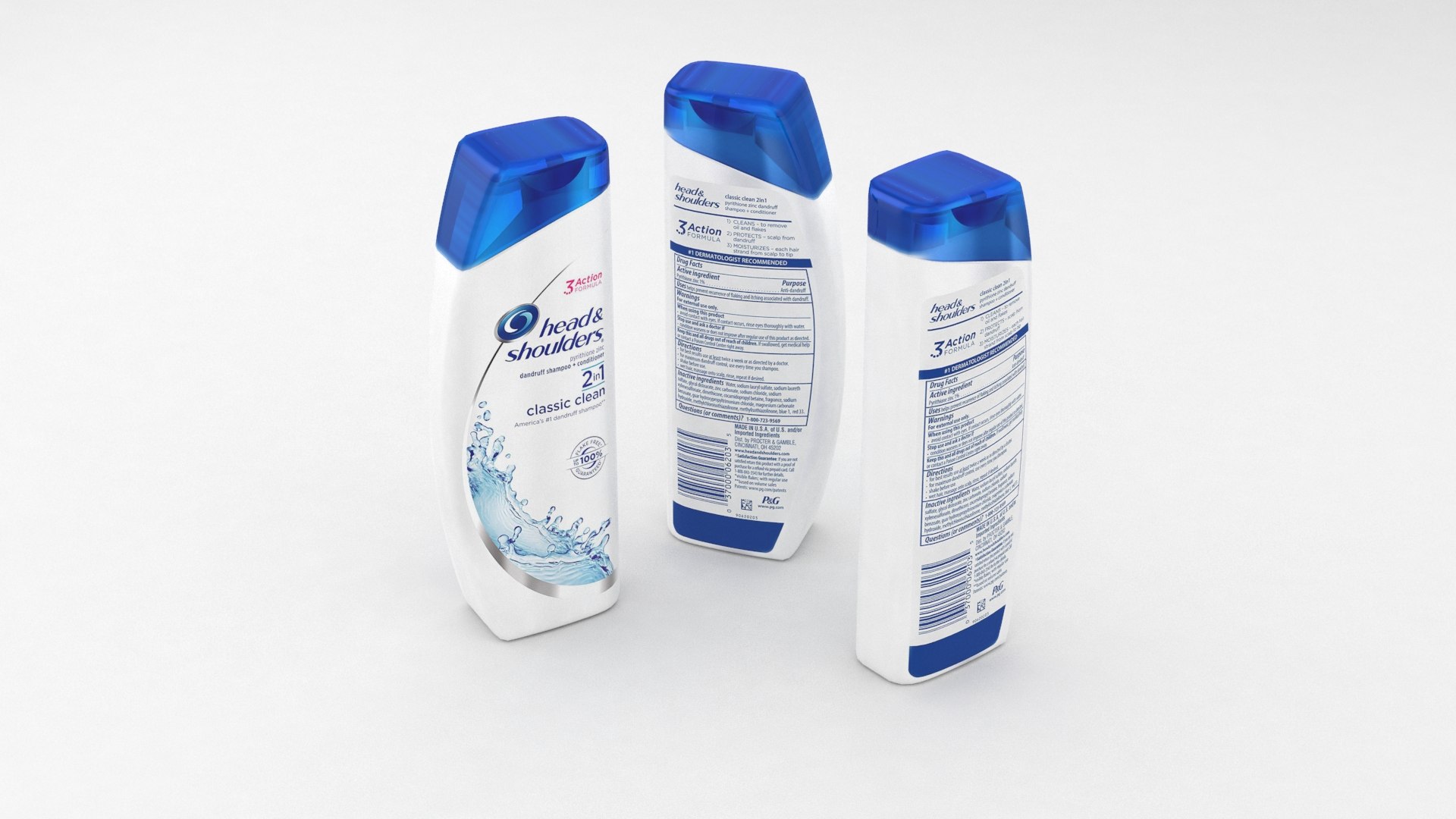 Shampoo 3D Model - TurboSquid 1394144