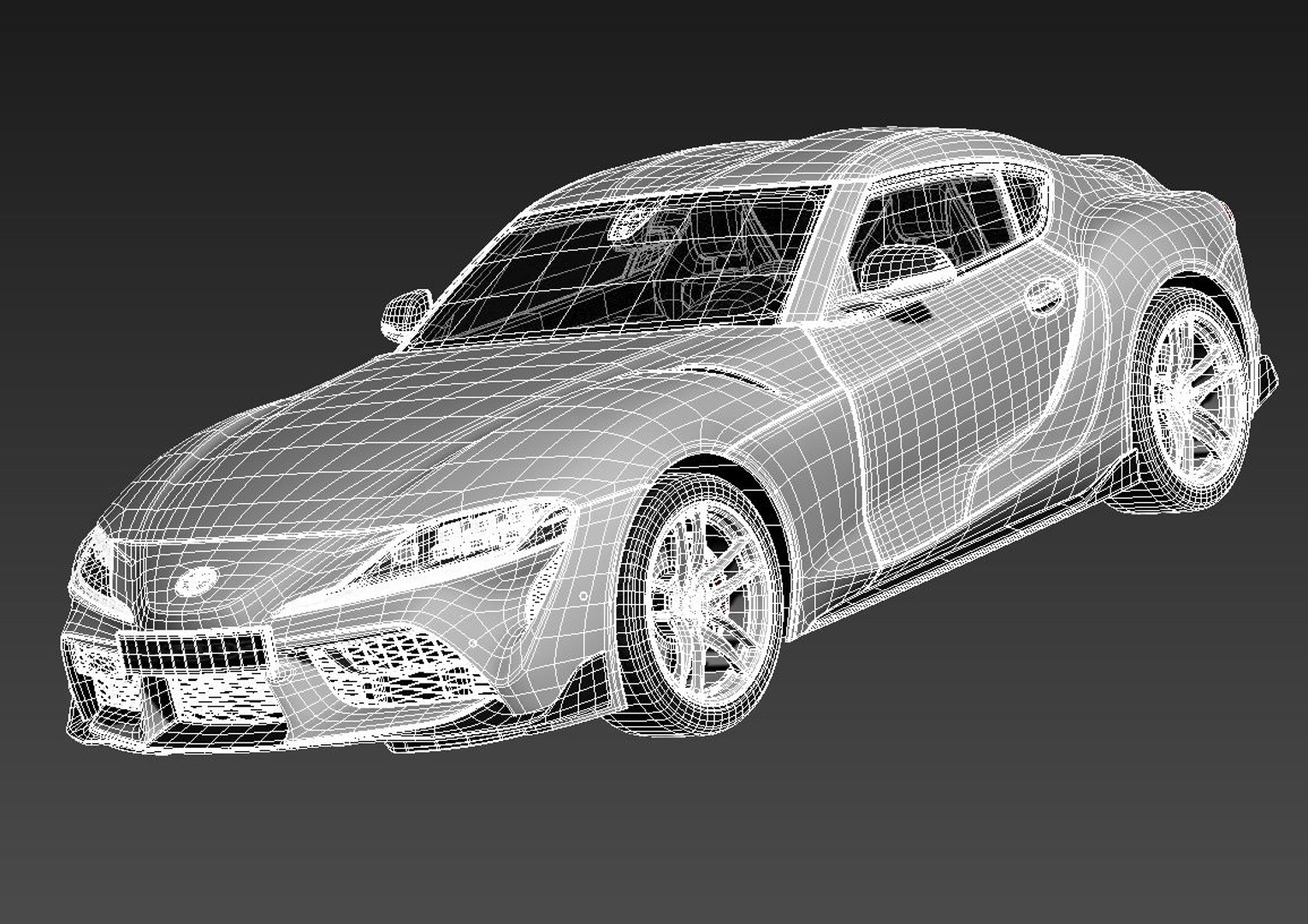 Toyota Supra 2021 3D Model - TurboSquid 1458921
