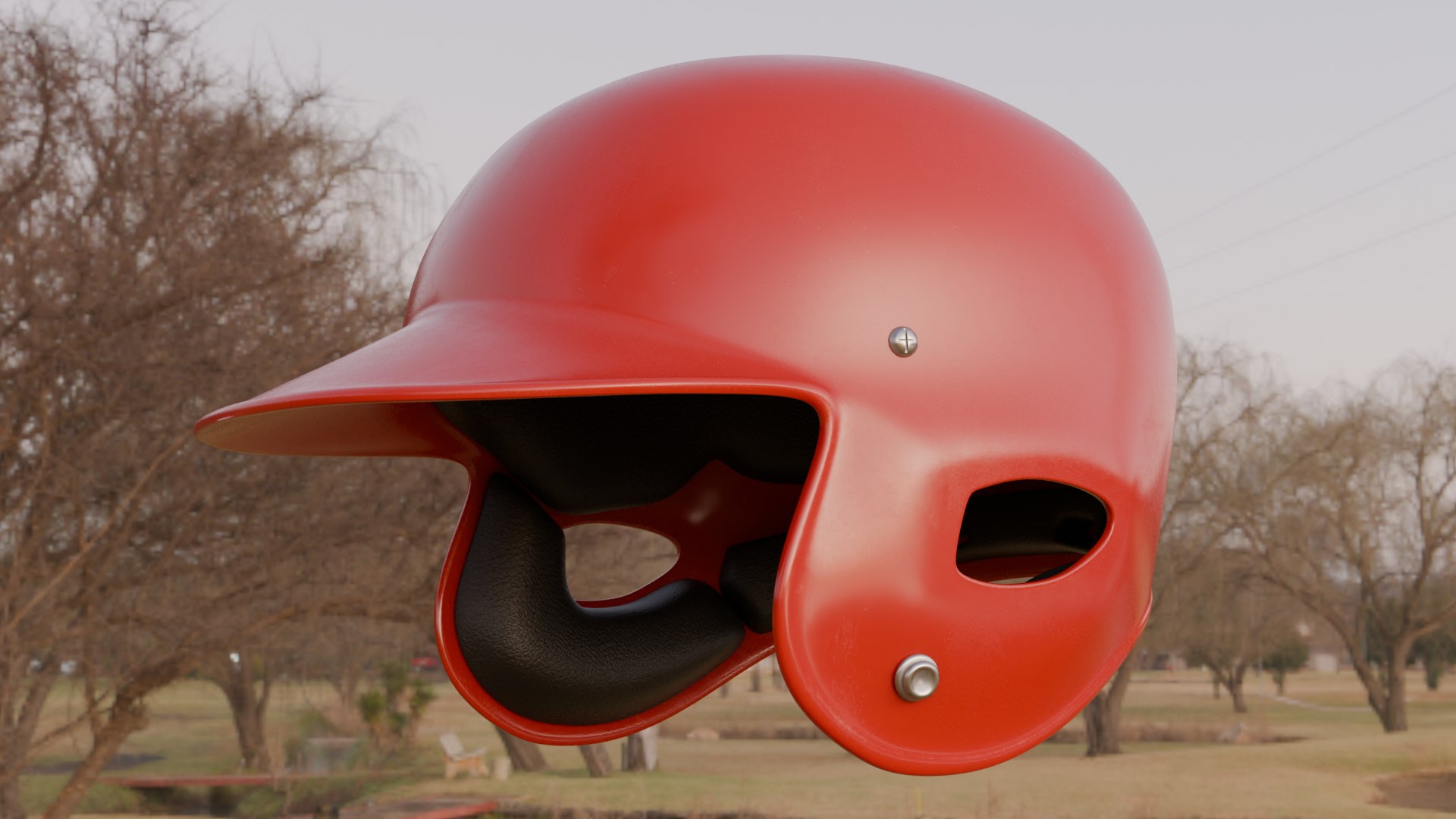 3D Model Batting Baseball Helmet - TurboSquid 2266479