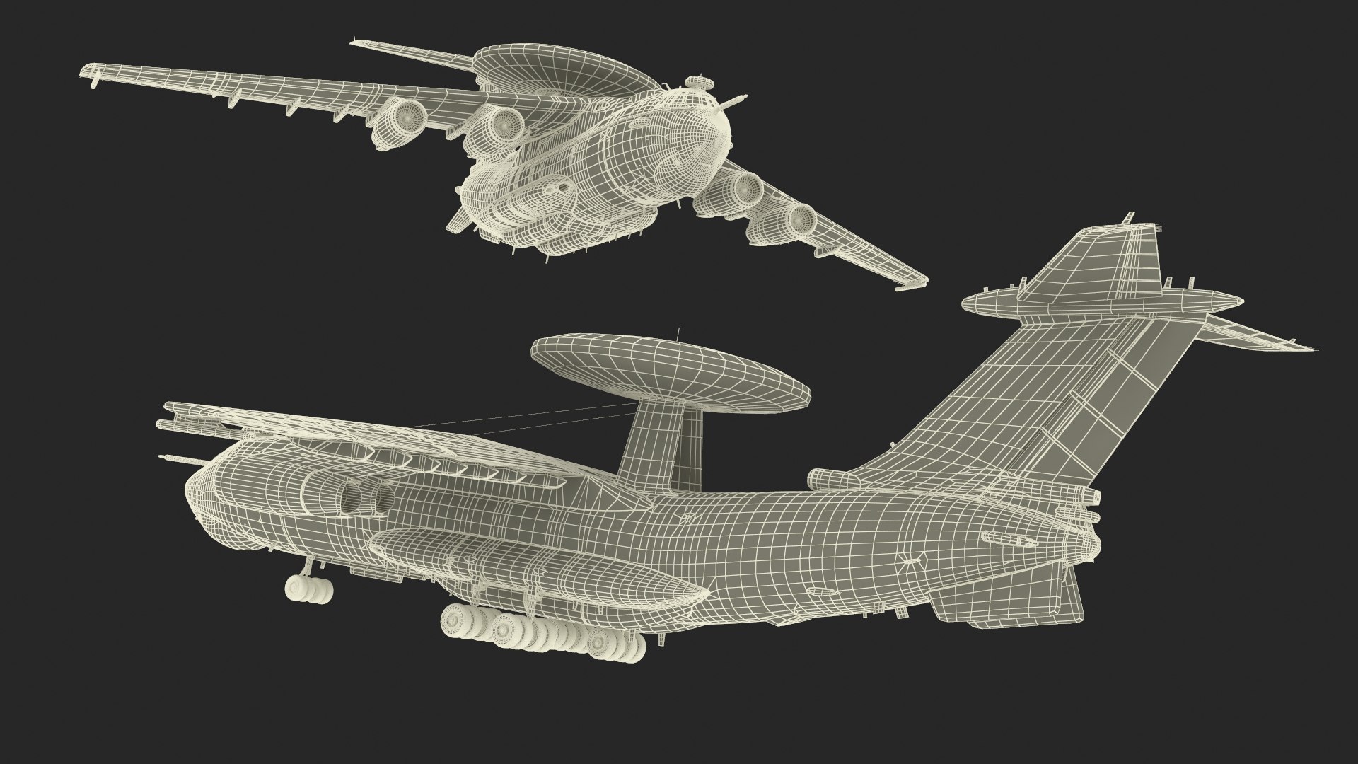 3D Airborne Radar Patrol Plane Rigged Model - TurboSquid 2369692
