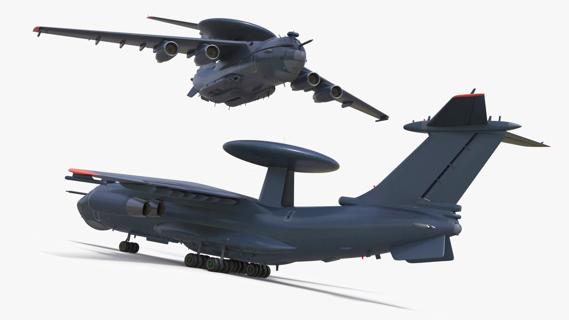 3D Airborne Radar Patrol Plane Rigged Model - TurboSquid 2369692