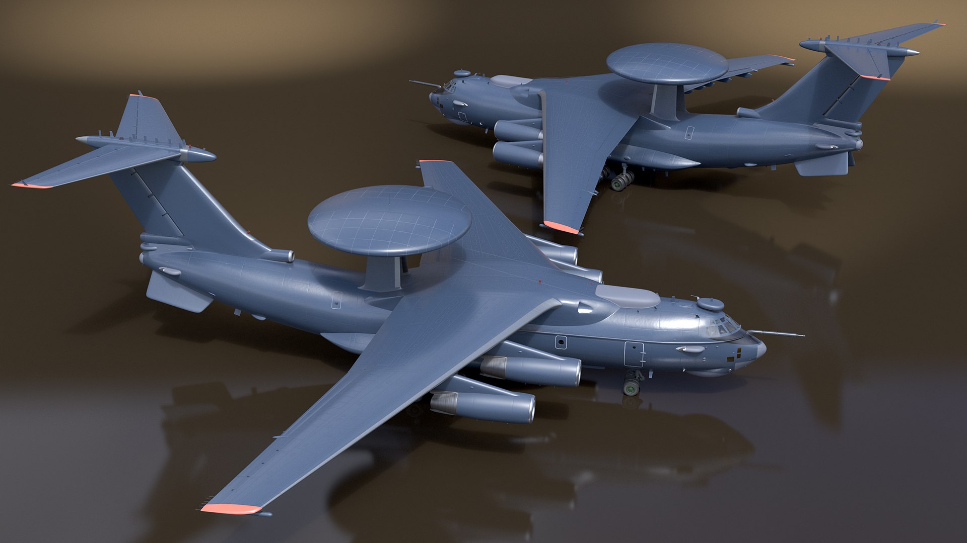 3D Airborne Radar Patrol Plane Rigged Model - TurboSquid 2369692