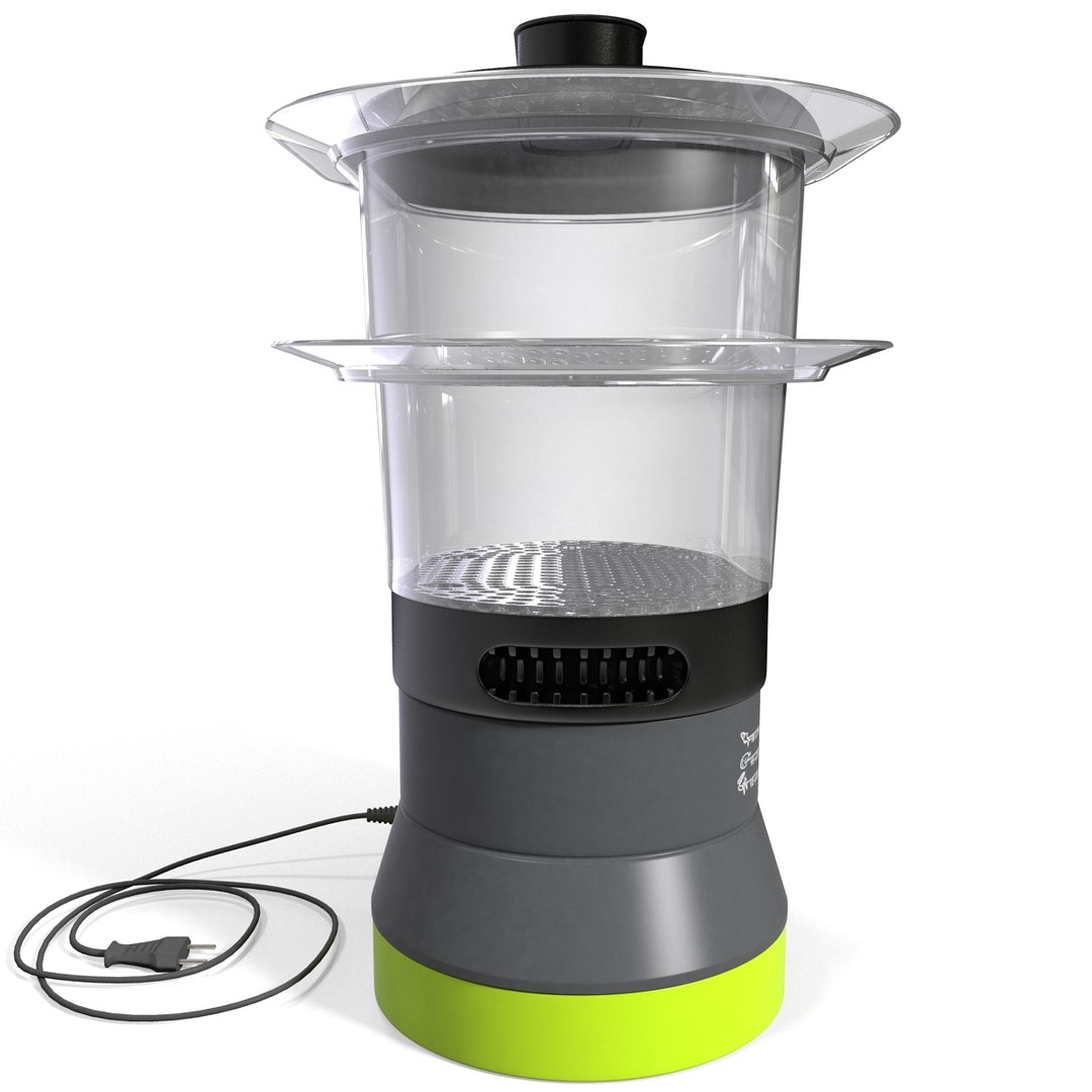 3d 4 quart food steamer model
