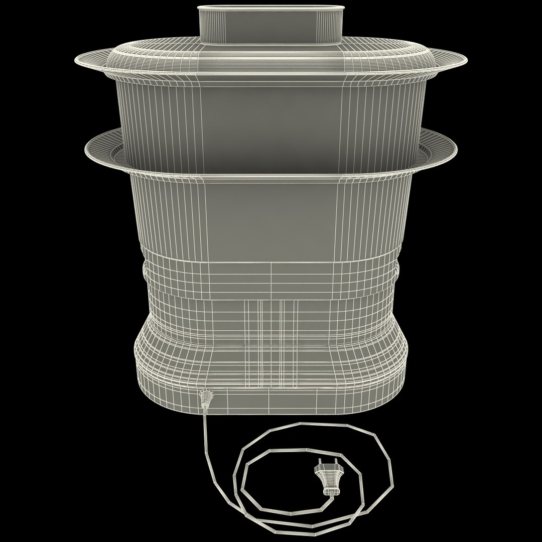 3d 4 quart food steamer model