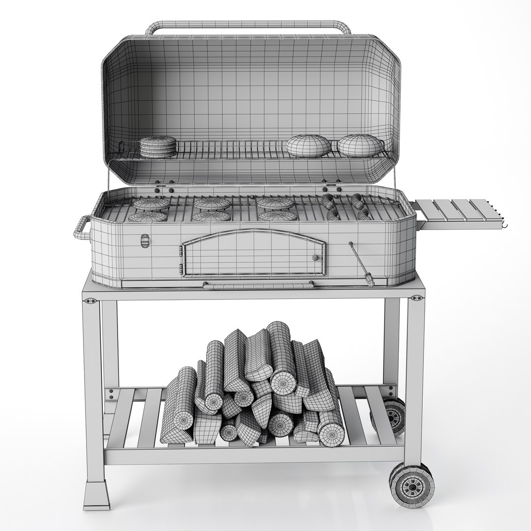 Barbecue 01 3D Model - TurboSquid 1911457