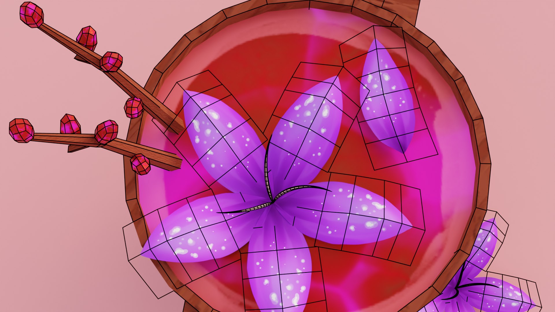 3D Stylized Flower Soup - TurboSquid 2070615