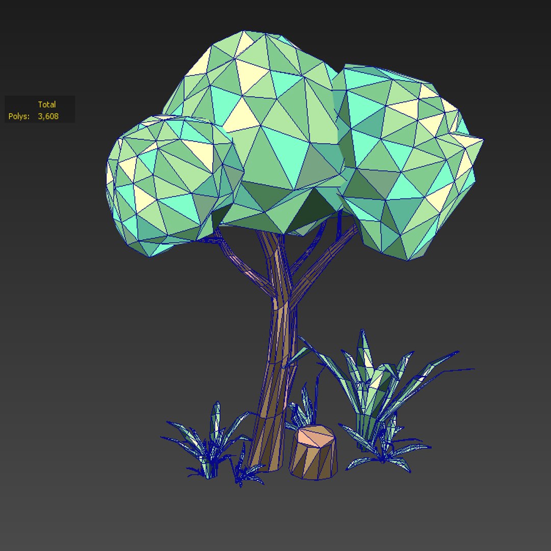 3ds max trees set